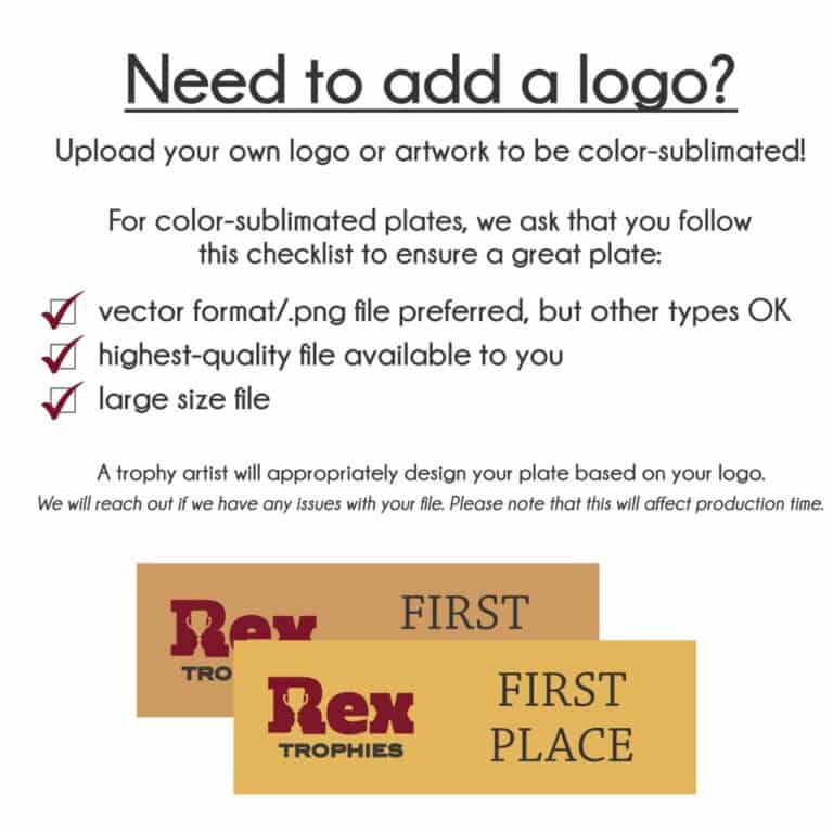 Color-Sublimation Finished Plaques — Rex Trophies