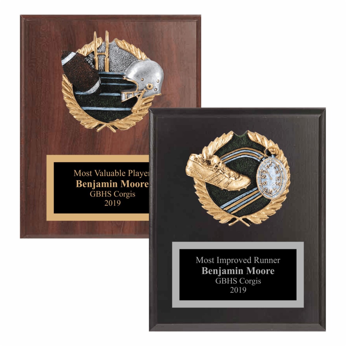 Resin Sports Plaque — Rex Trophies