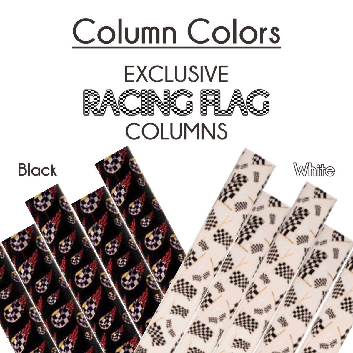 Checkered Flag Pinewood Derby on Column Trophy — Rex Trophies