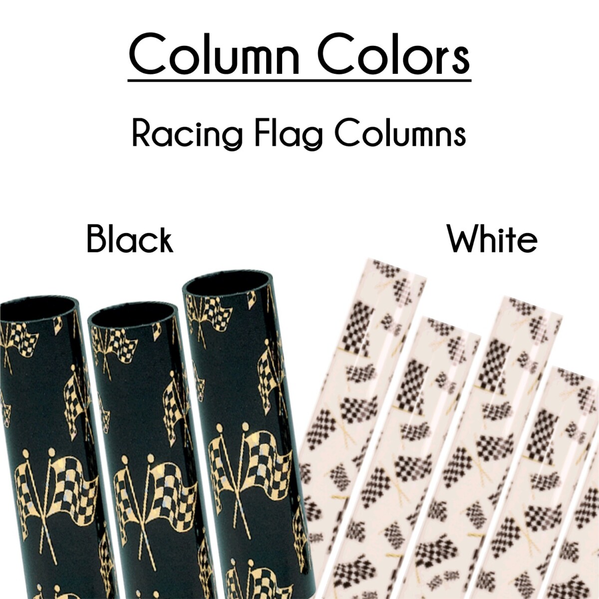 Checkered Flag Pinewood Derby Two-Tier Trophy — Rex Trophies