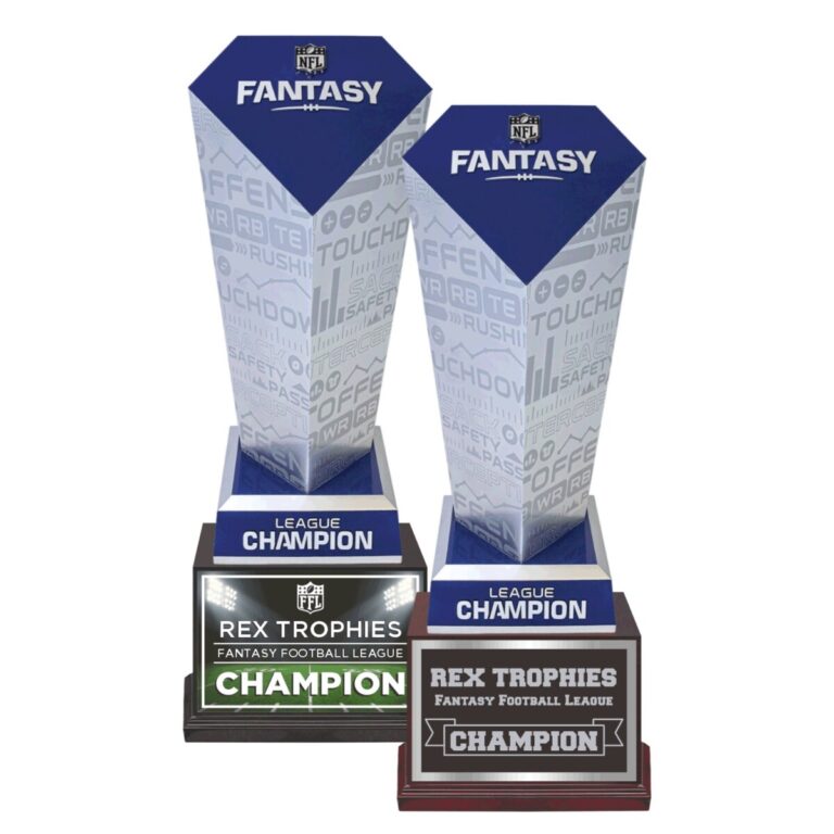 Official NFL Style Fantasy Football League Perpetual Trophy — Rex Trophies