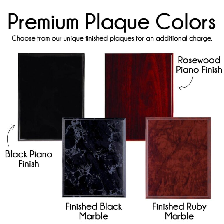 Color-Sublimation Finished Plaques — Rex Trophies