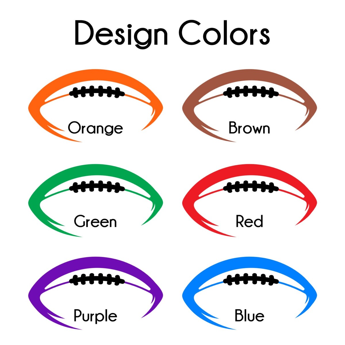 Color Football Plaque — Rex Trophies