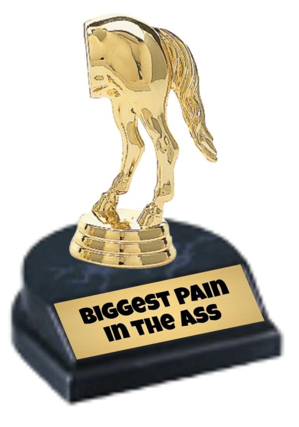 Horse's Ass Trophy — Rex Trophies