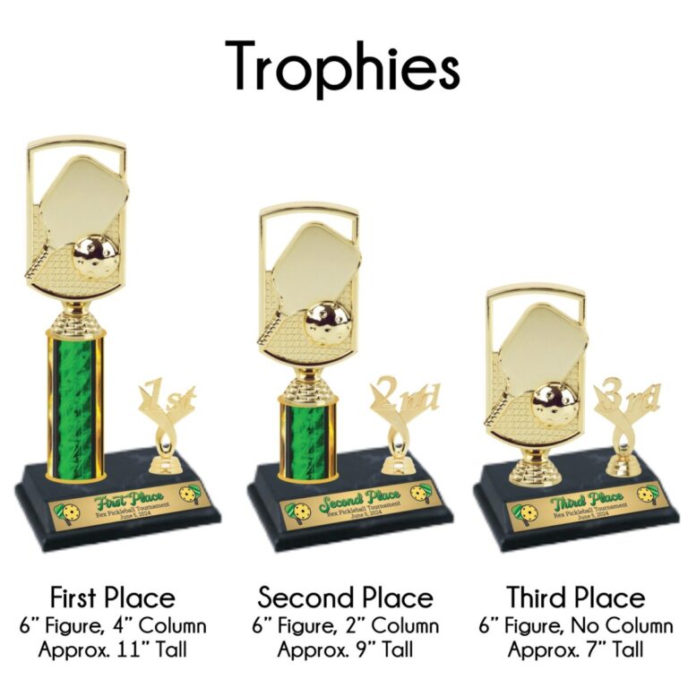 Pickleball Trophy — Rex Trophies